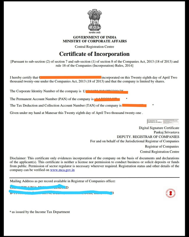 Company Registration - SecretarialPro